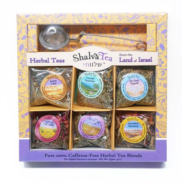 Shalva Tea Sampler Gift Pack Israeli Herbal Tea – Israel Menu